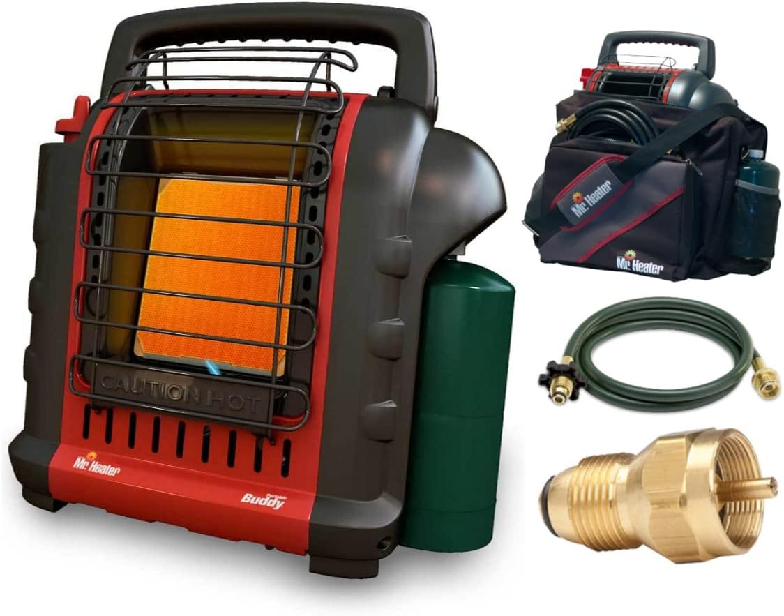 Amazon.com: Mr. Heater Portable Big Buddy Propane Heater - 10-Ft Hose ...