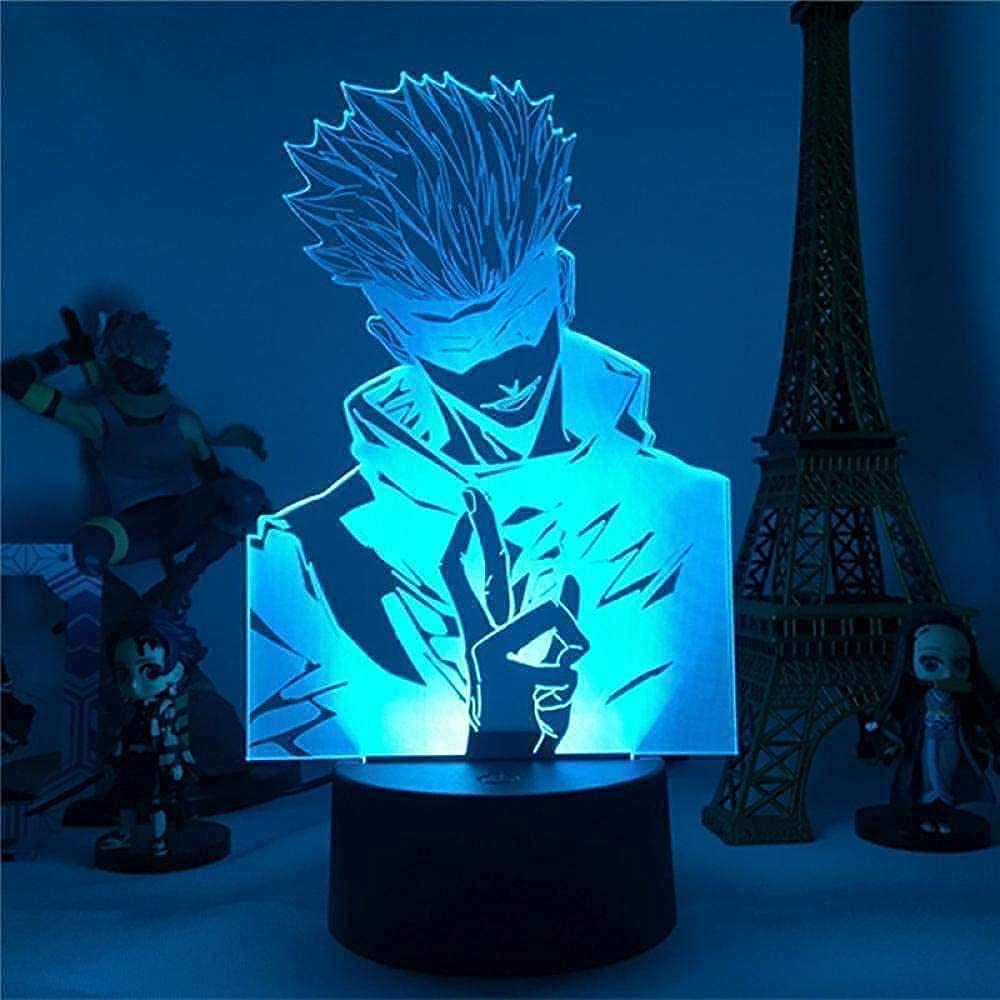 3d Night Light For Kids Anime Lamp Satoru Gojo Jujutsu | Desertcart Sri ...