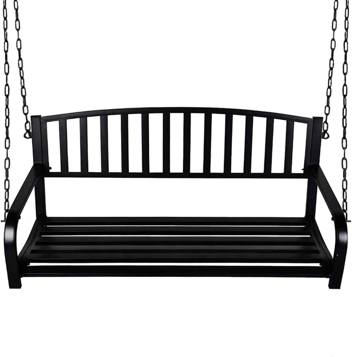 Amazon.com : B BAIJIAWEI Hanging Bench Swing Outdoor - 2 Person Front ...