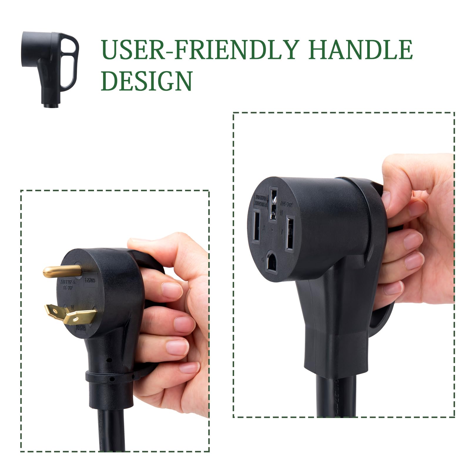 Snapklik.com : NEMA 14-50 Splitter 50 Amp To 30 Amp RV Adapter, 50 Amp ...