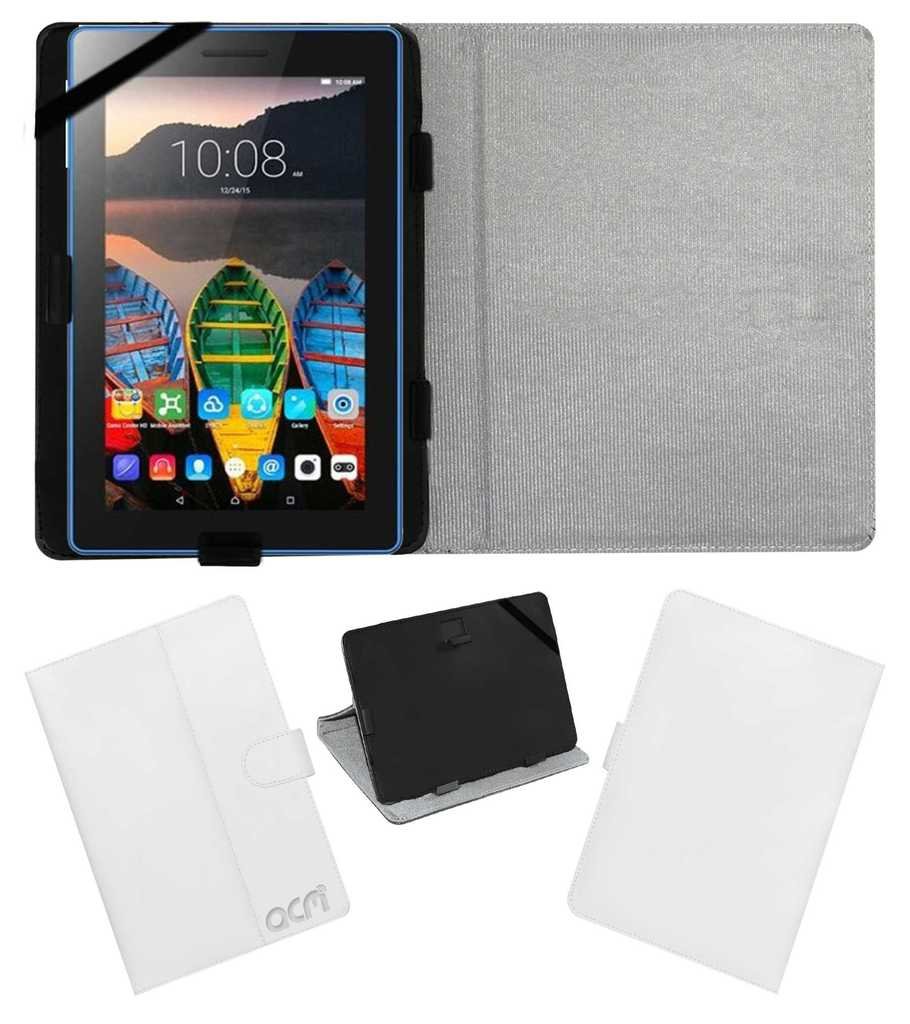 Acm Leather Flip Flap Case Compatible with Lenovo Tb3-710i (Namo E-Tab ...