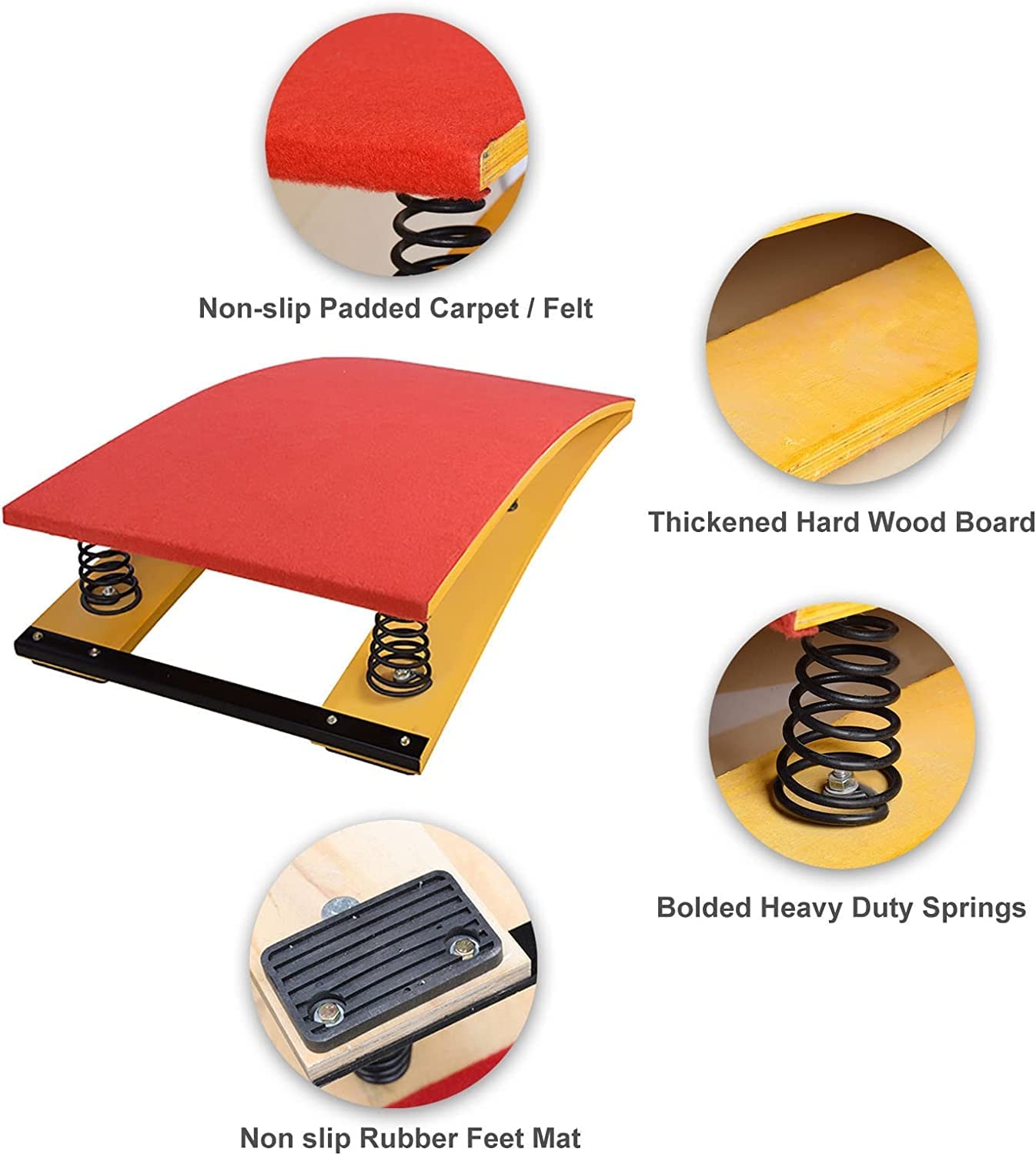 Amazon.co.jp: ロイター板踏切板若者とのための4つの春の体操用