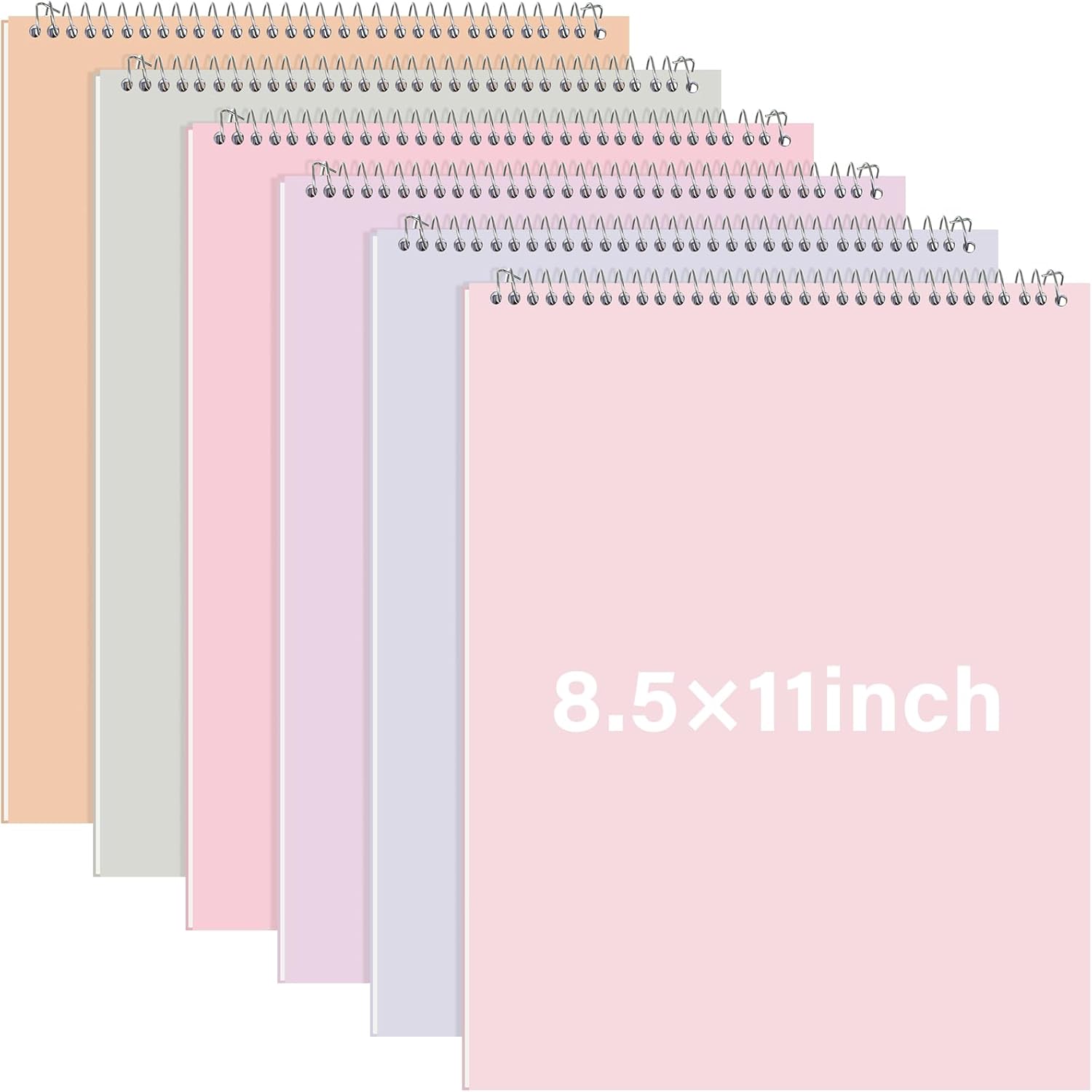 Amazon.com : Maitys 6 Pack 8.5 x 11'' Top Bound Office Steno Book Wide ...