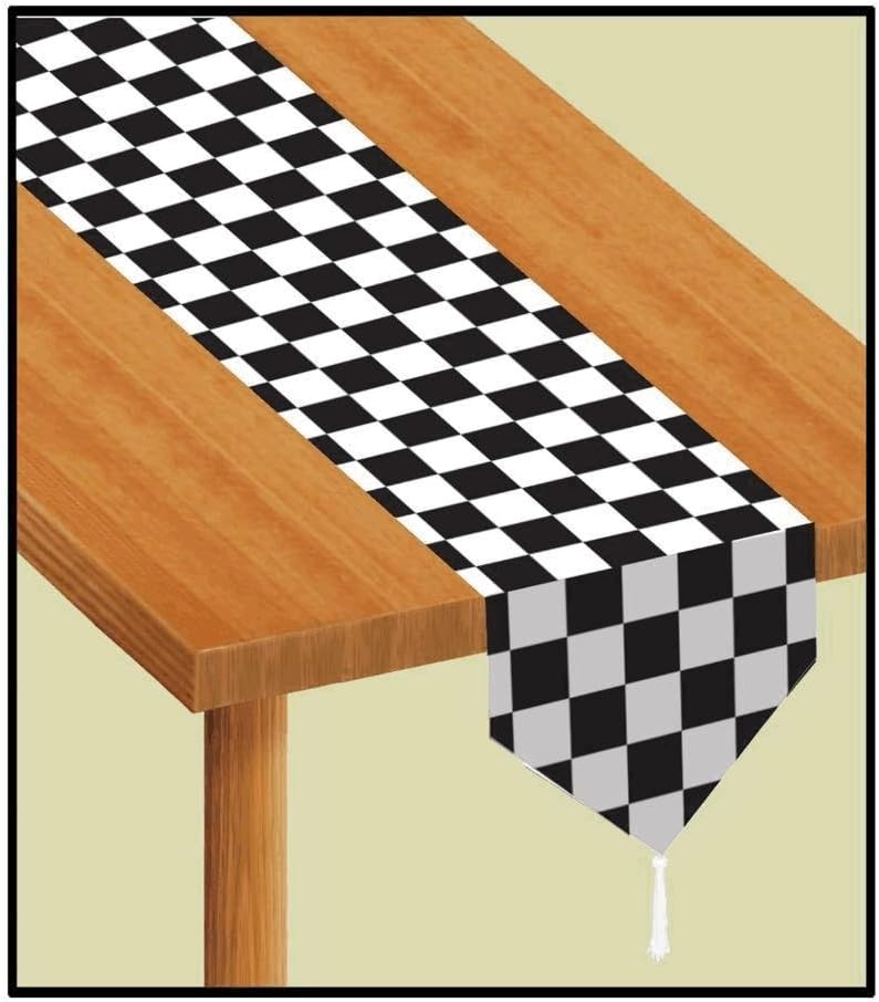 Amazon.com: Printed Checkered Table Runner Pack of 3: Home & Kitchen