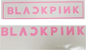 Amazon.com: 2 Pack Black Blink Pink Sticker K-Pop Girl Group Logo Decal ...