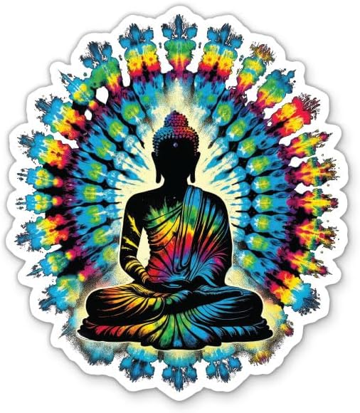 Amazon.com: Buddha Sticker - 3" Laptop Sticker - Waterproof Vinyl for ...