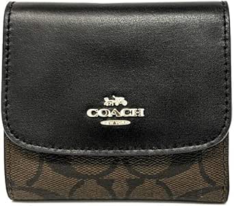 COACH Signature Small Wallet Brown Black One Size at Amazon Women’s ...