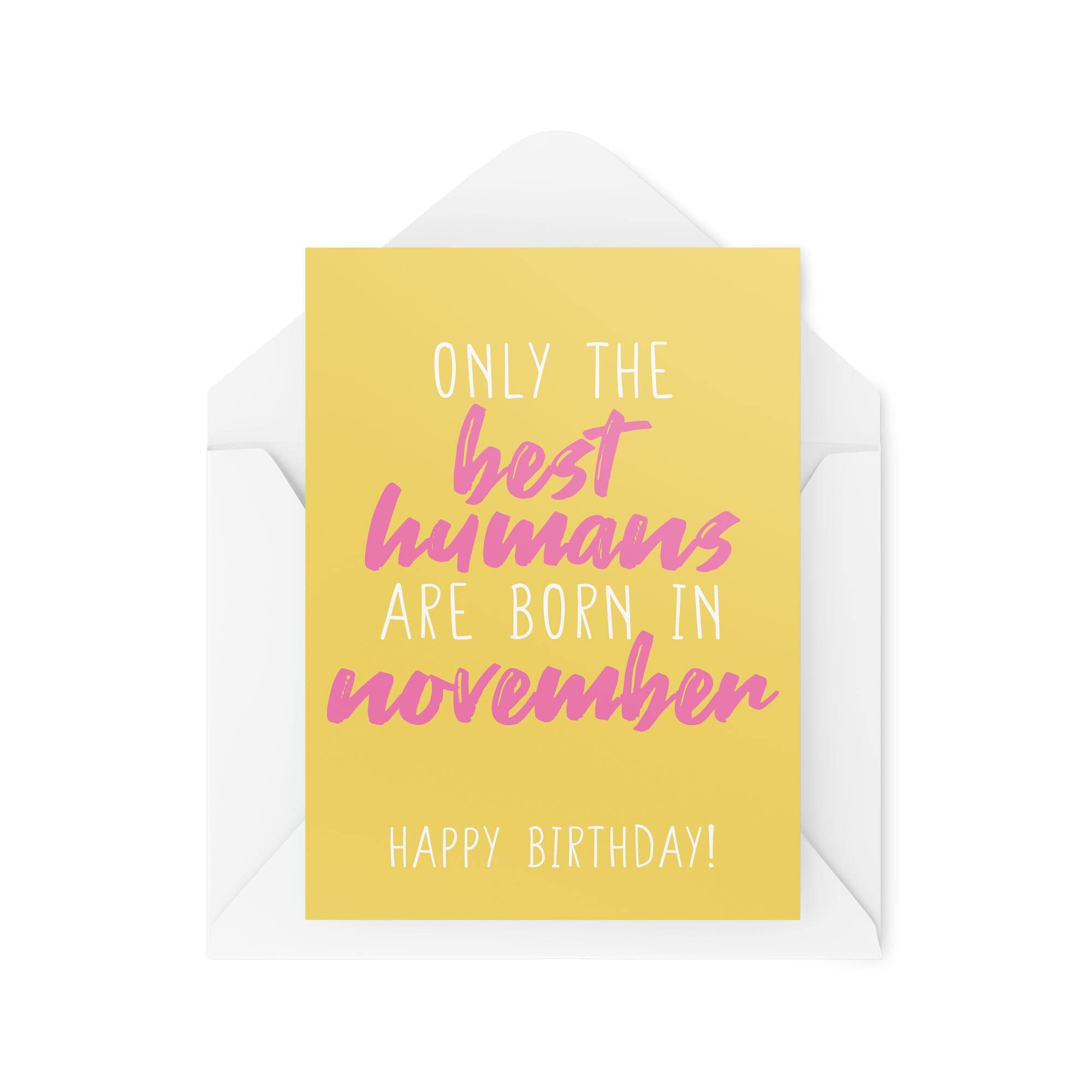Happy Birthday November Babies