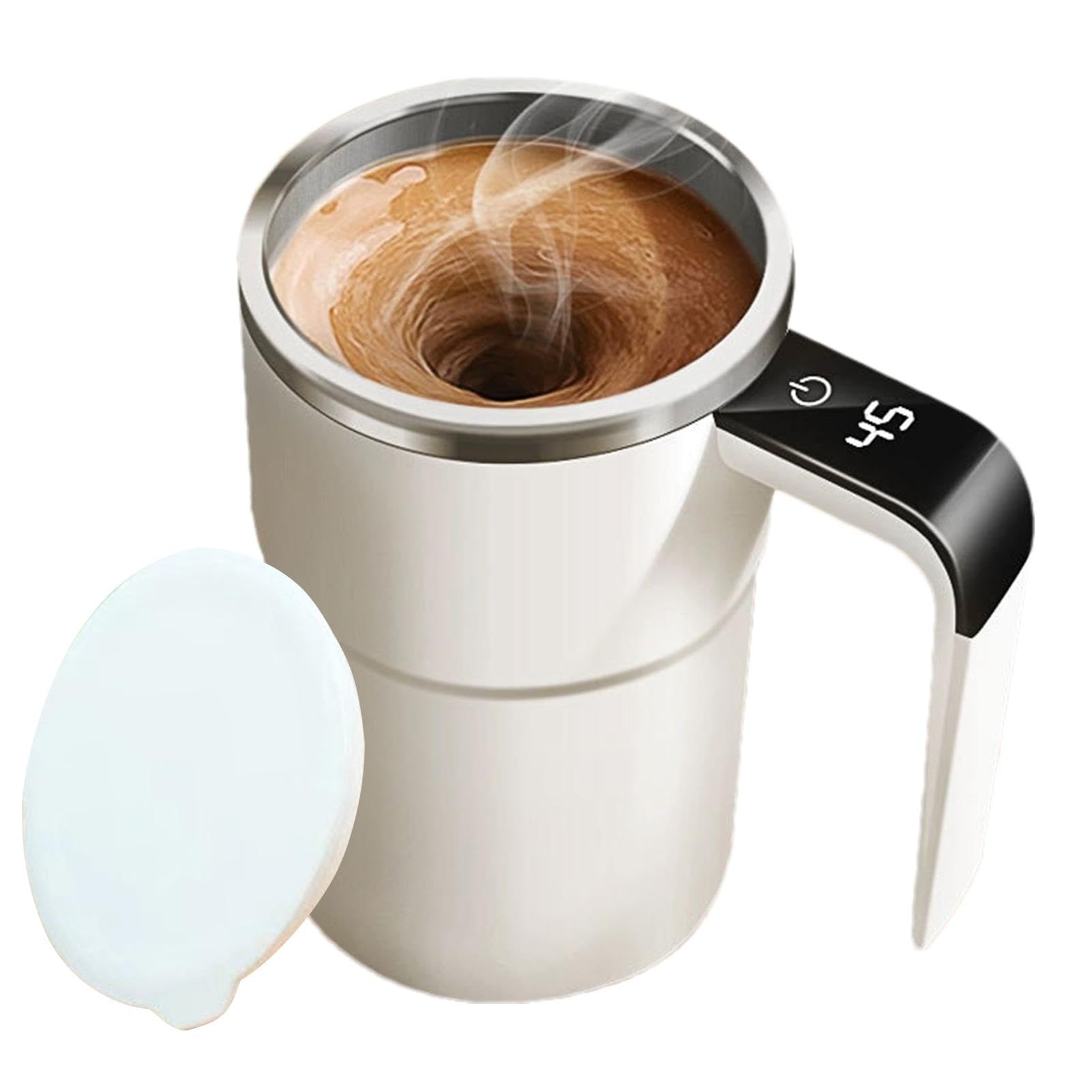 Amazon.com: Electric Mixing Mug - Automatic Coffee Mug Stirring Cup ...