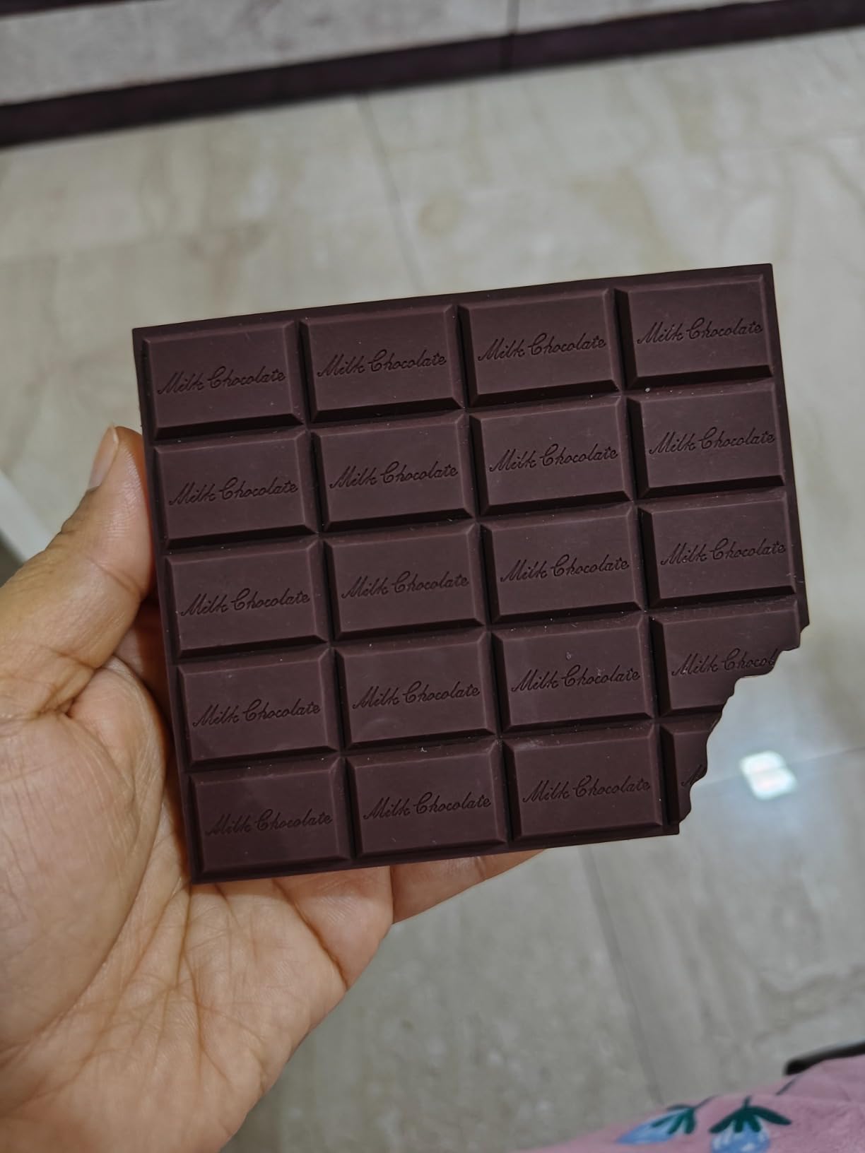YBN Chocolate Shaped Personal Desk Notepad Memo Book Small Diary (Brown ...