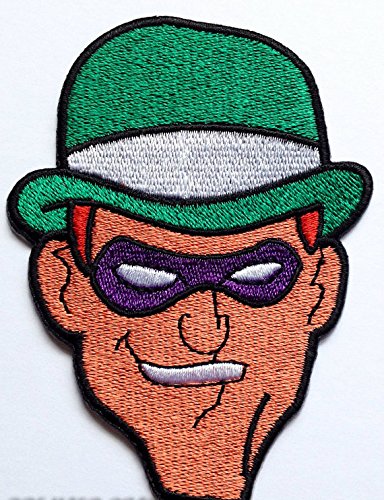 The Riddler Patch Embroidered Iron On 9cm Batman Costume Applique ...