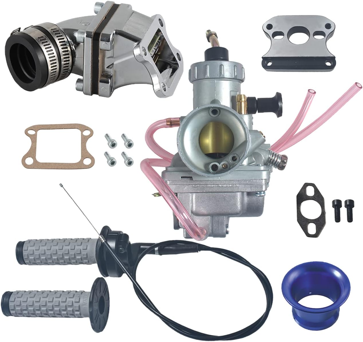 Amazon.com: jtfrkope New upgradation VM24 Carburetor Dio reed valve ...