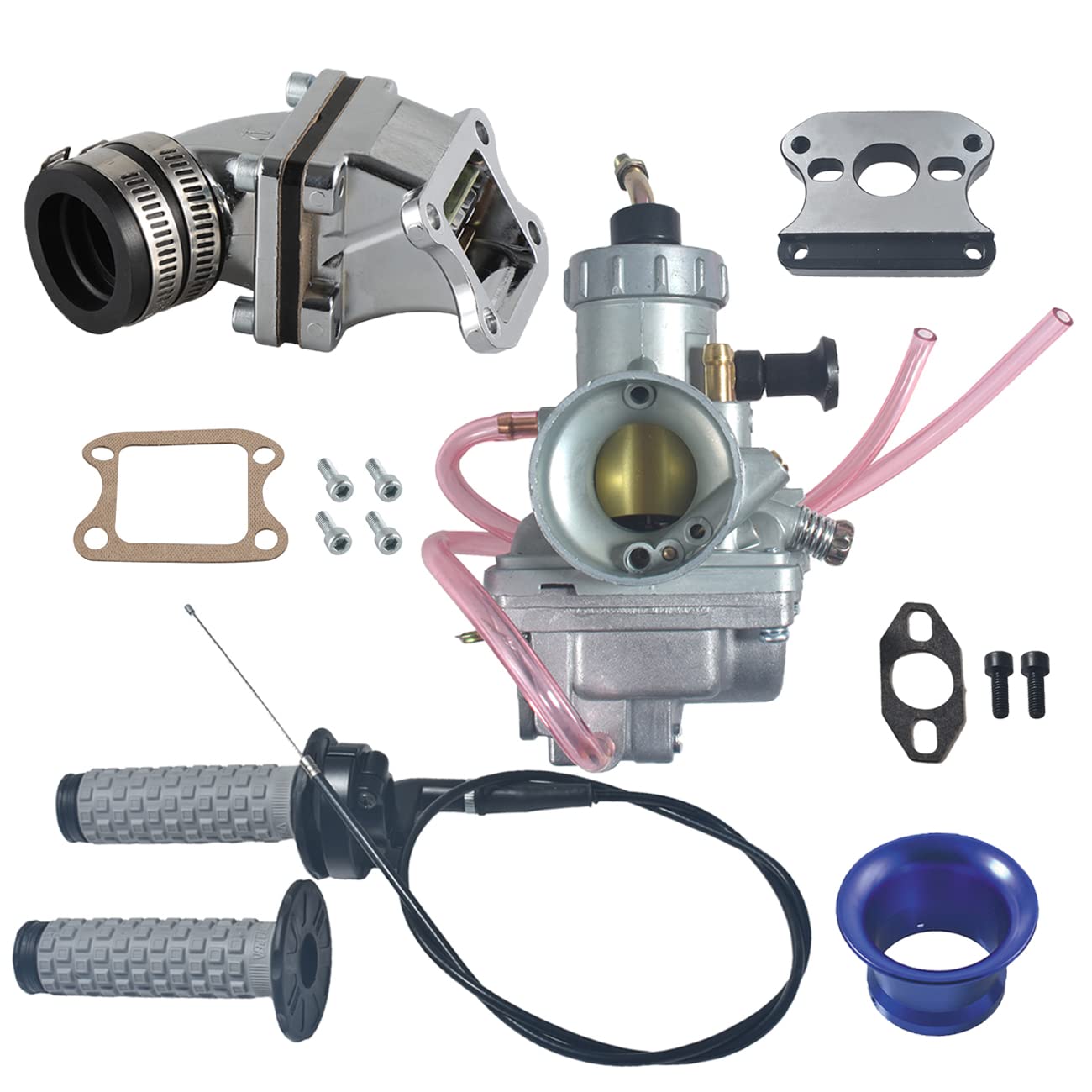 Amazon.com: jtfrkope New upgradation VM24 Carburetor Dio reed valve ...