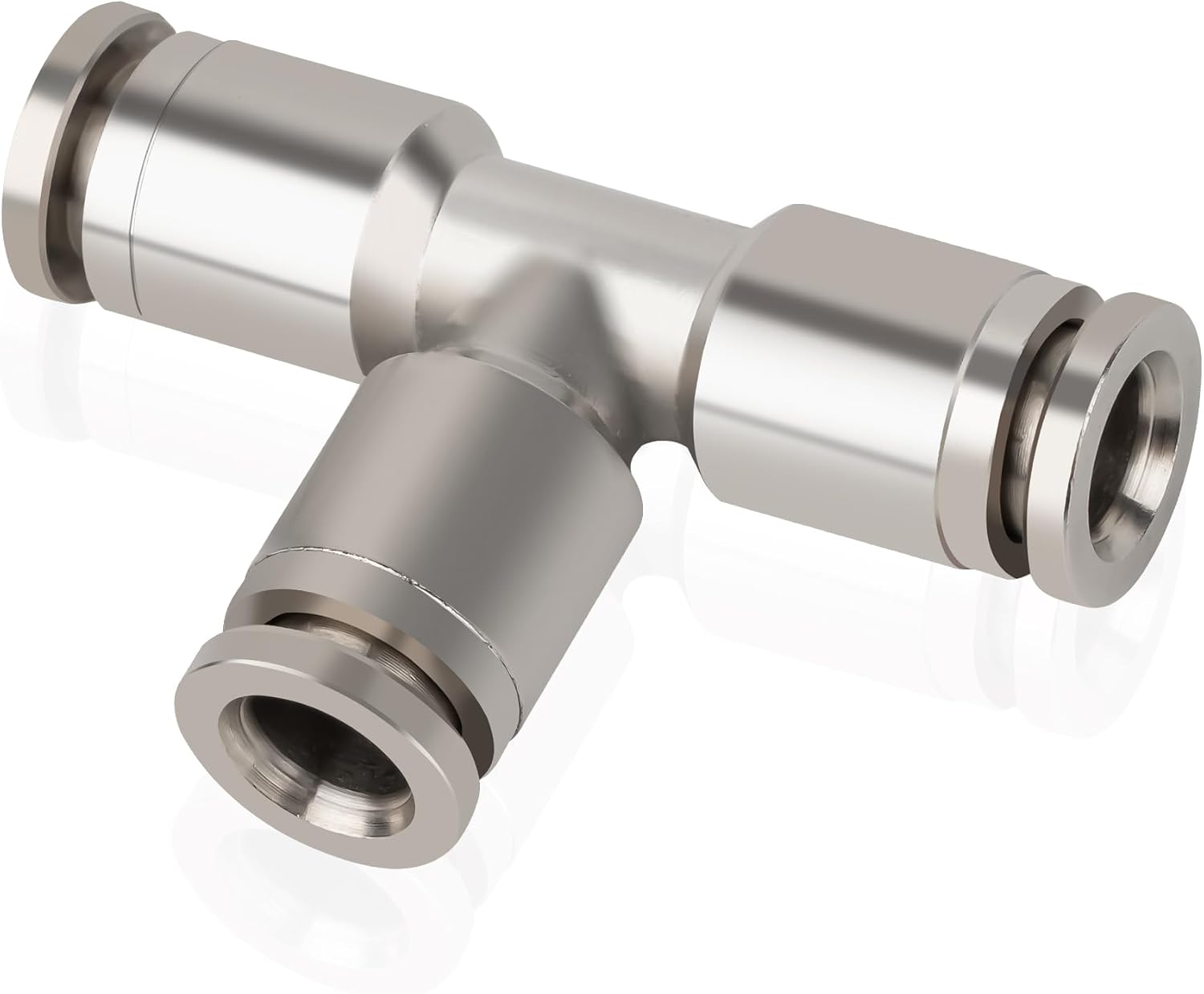 RETRUE 21838 Air Line Fittings Union Tee 1/4" Push Fit Fittings Tube ...