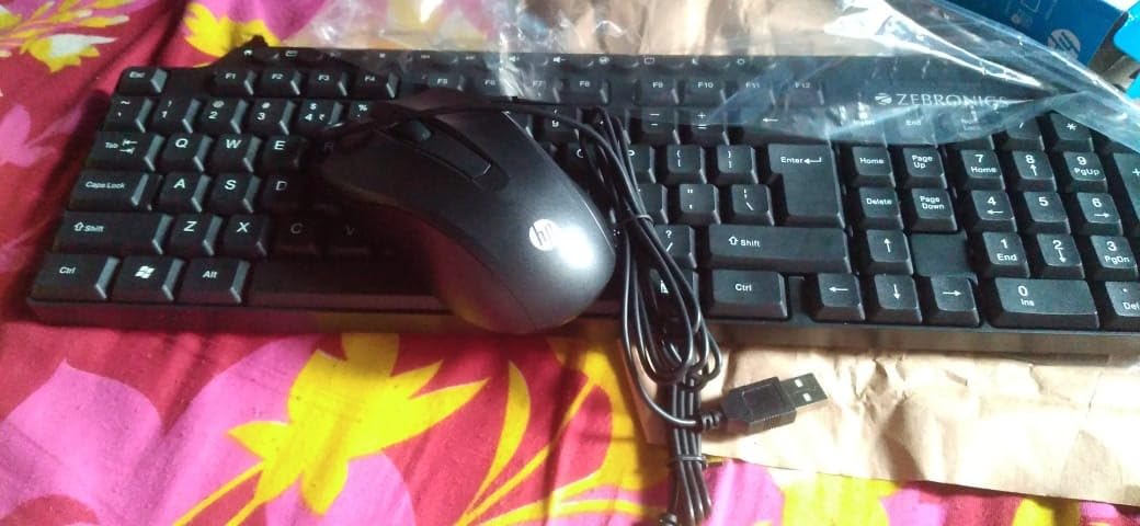 Amazon.in: Buy HP Wired Mouse 100 with 1600 DPI Optical Sensor, USB ...