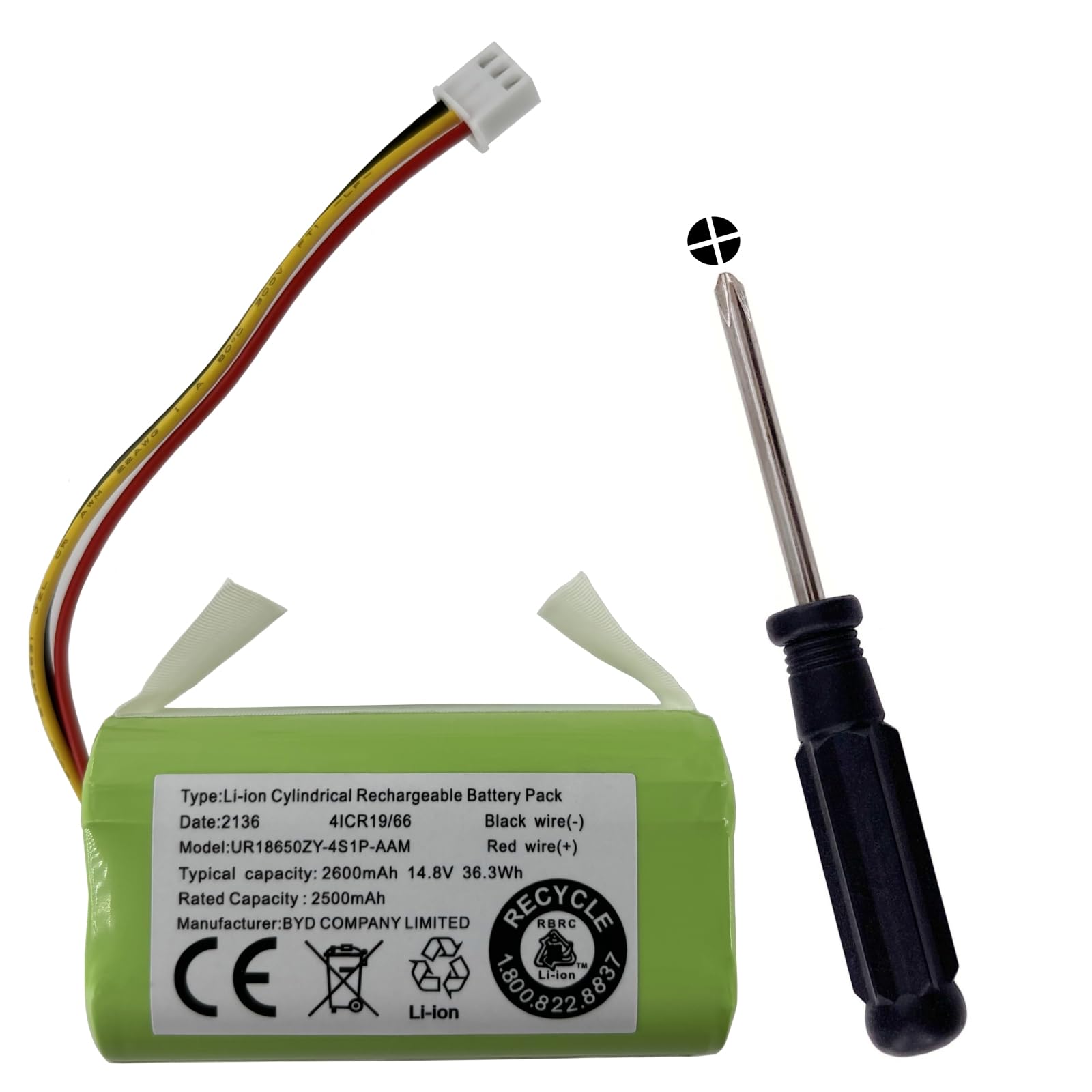 Amazon.com: IFRESEM Replacement Battery for iHome AutoVac iHRV2-BLK ...