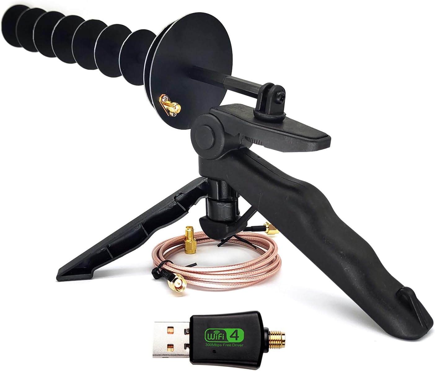 Amazon.com: KuWFi Long Range Outdoor WiFi Network Adapter, High Gain ...