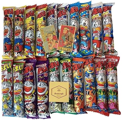 Amazon.com : Beatcraft™ Japanese Dagashi Umaibo Happy Set (Regular, 20 ...