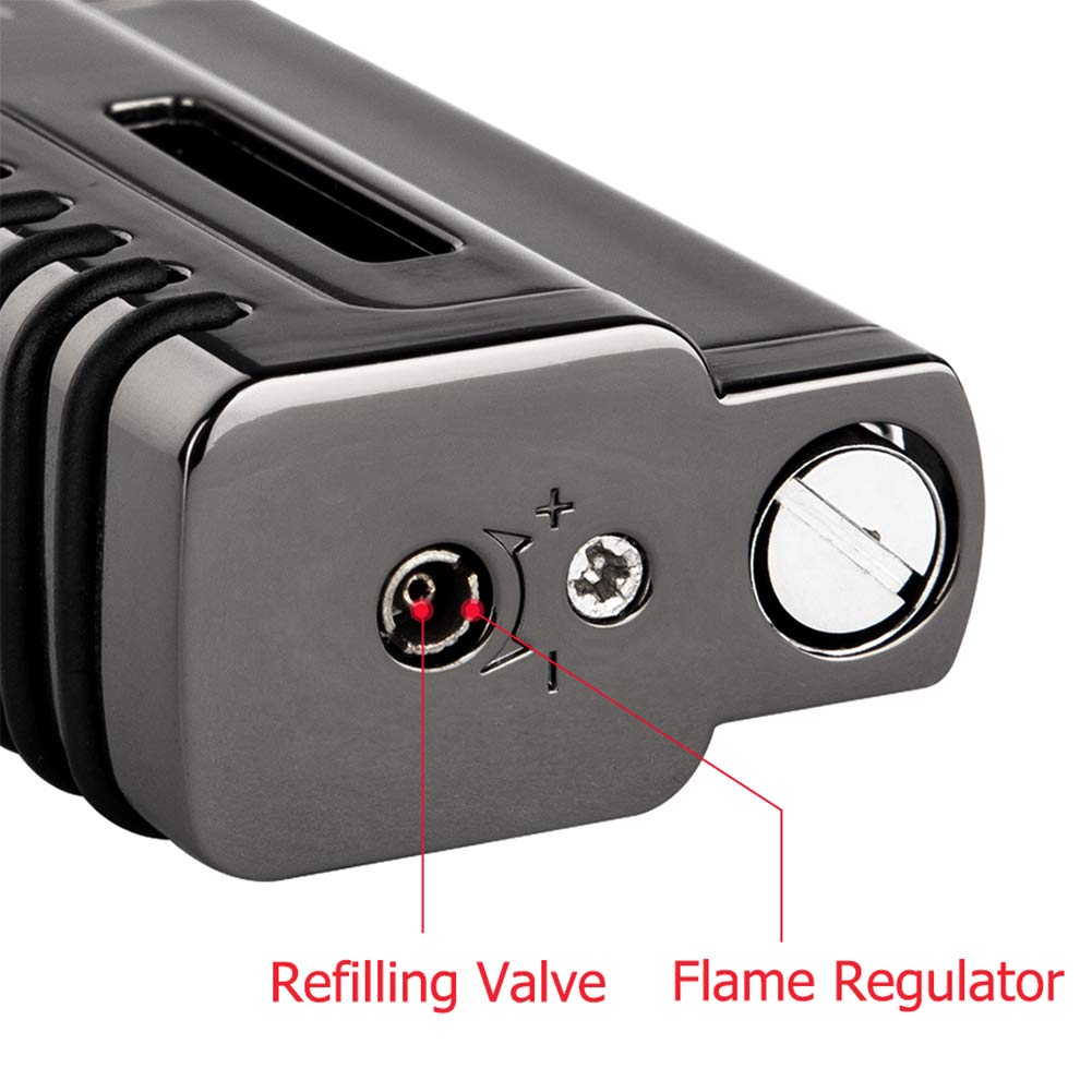 Buy lcfun Torch Lighter,Refillable Gas Fuel Butane Lighter, Butane ...