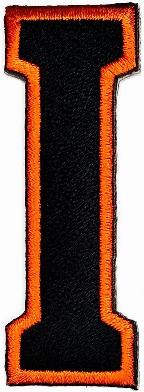 Amazon.com: English Letter I Iron On Patch Embroidered Applique Novelty ...