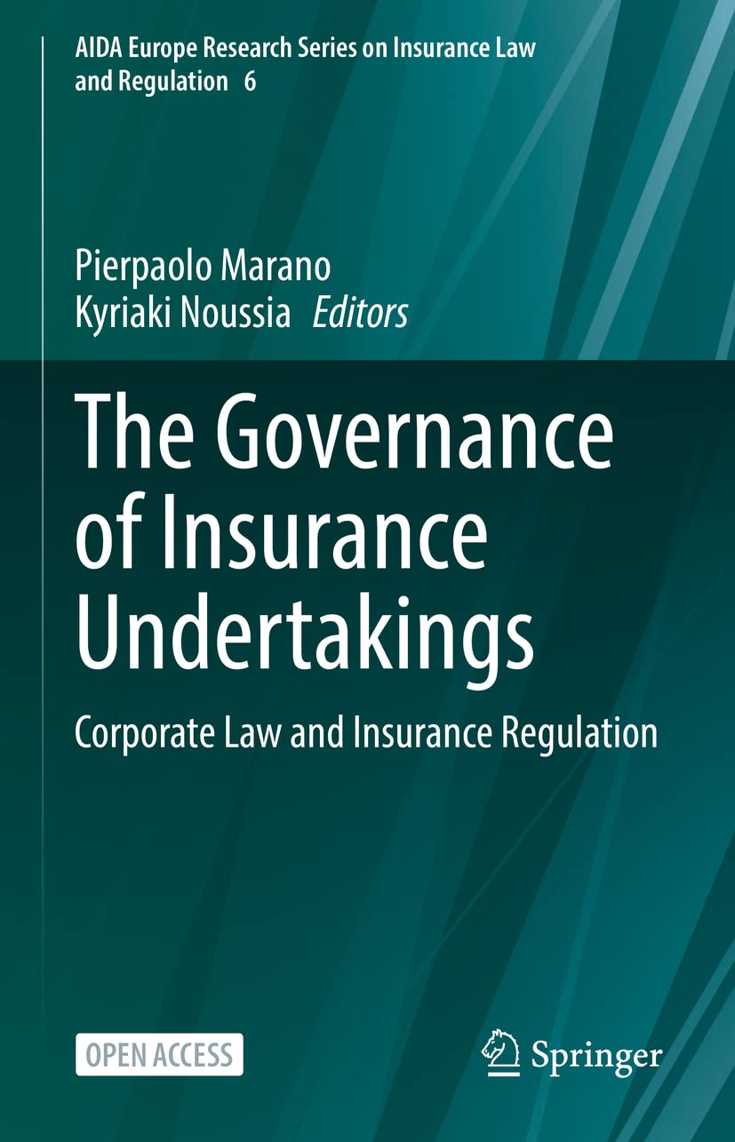 Buy The Governance of Insurance Undertakings: Corporate Law and ...