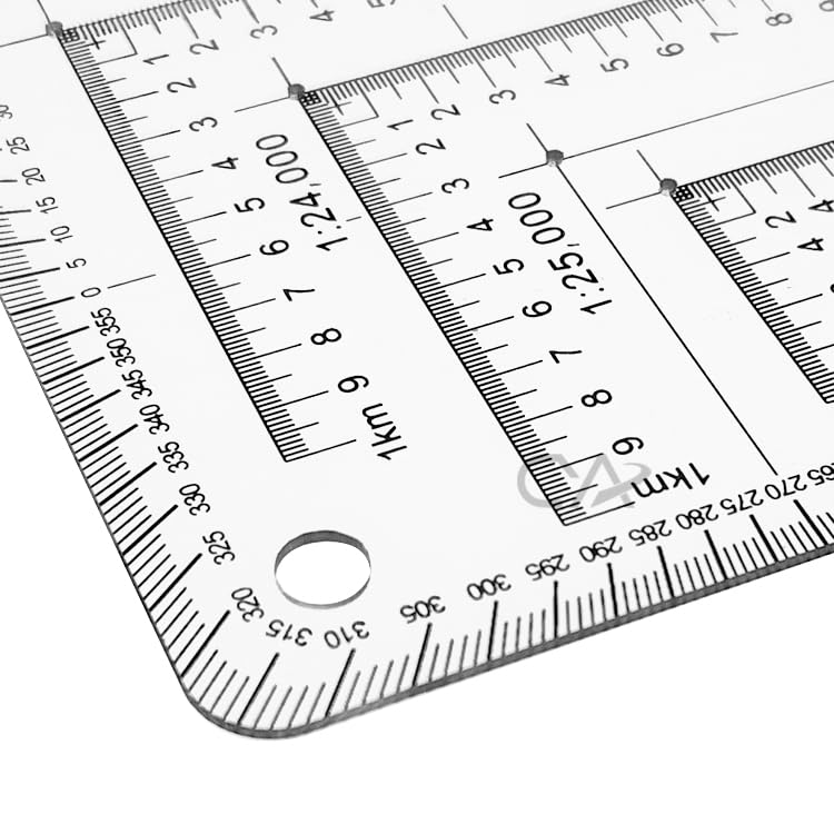 Digital Protractor CYA Military Map Protractor - UTM/MGRS Coordinate ...