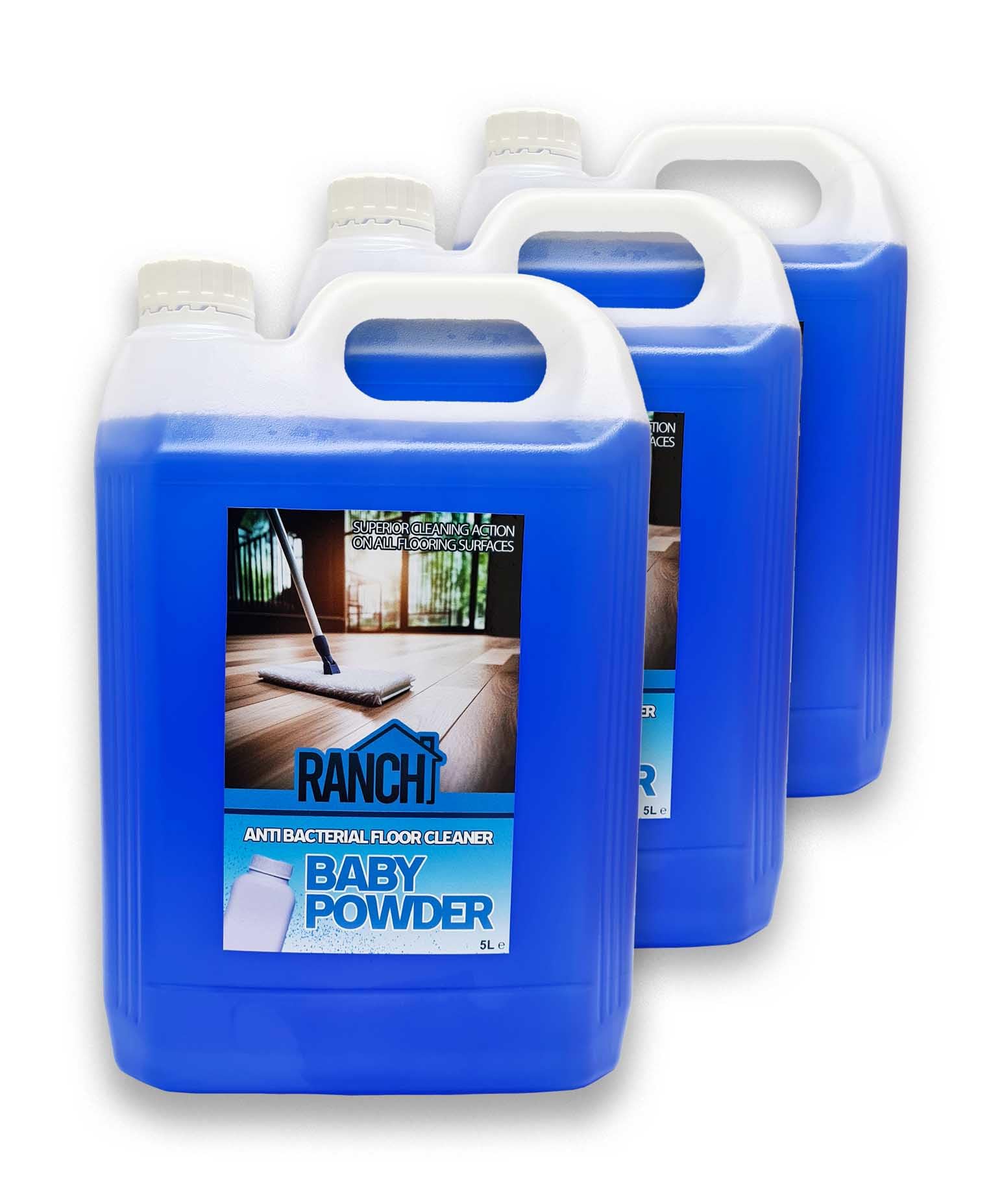 Anti-Bacterial Floor Cleaner 15L Ranch (BABY POWDER) : Amazon.co.uk ...
