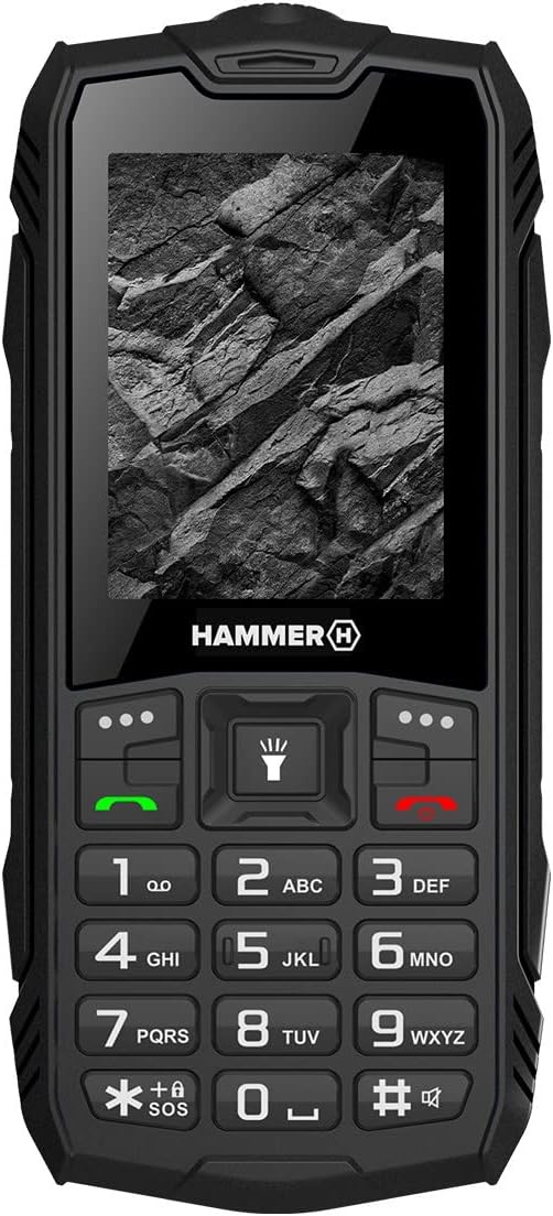 Hammer H Rock Outdoor Cellulare con bottoni senza contratto, display a ...