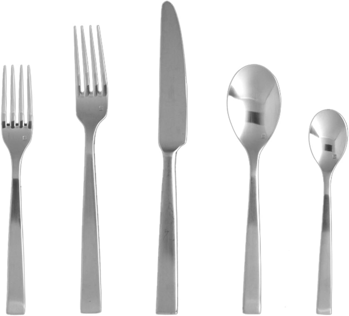Amazon.com | Fortessa Lucca Flatware Set, 20-Piece, Polished Stainless ...