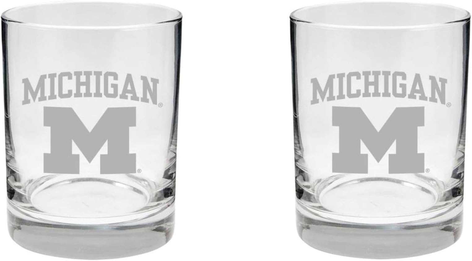 Amazon.com | Michigan Wolverines 2-Sided Satin Finish, Rock (or Whiskey ...