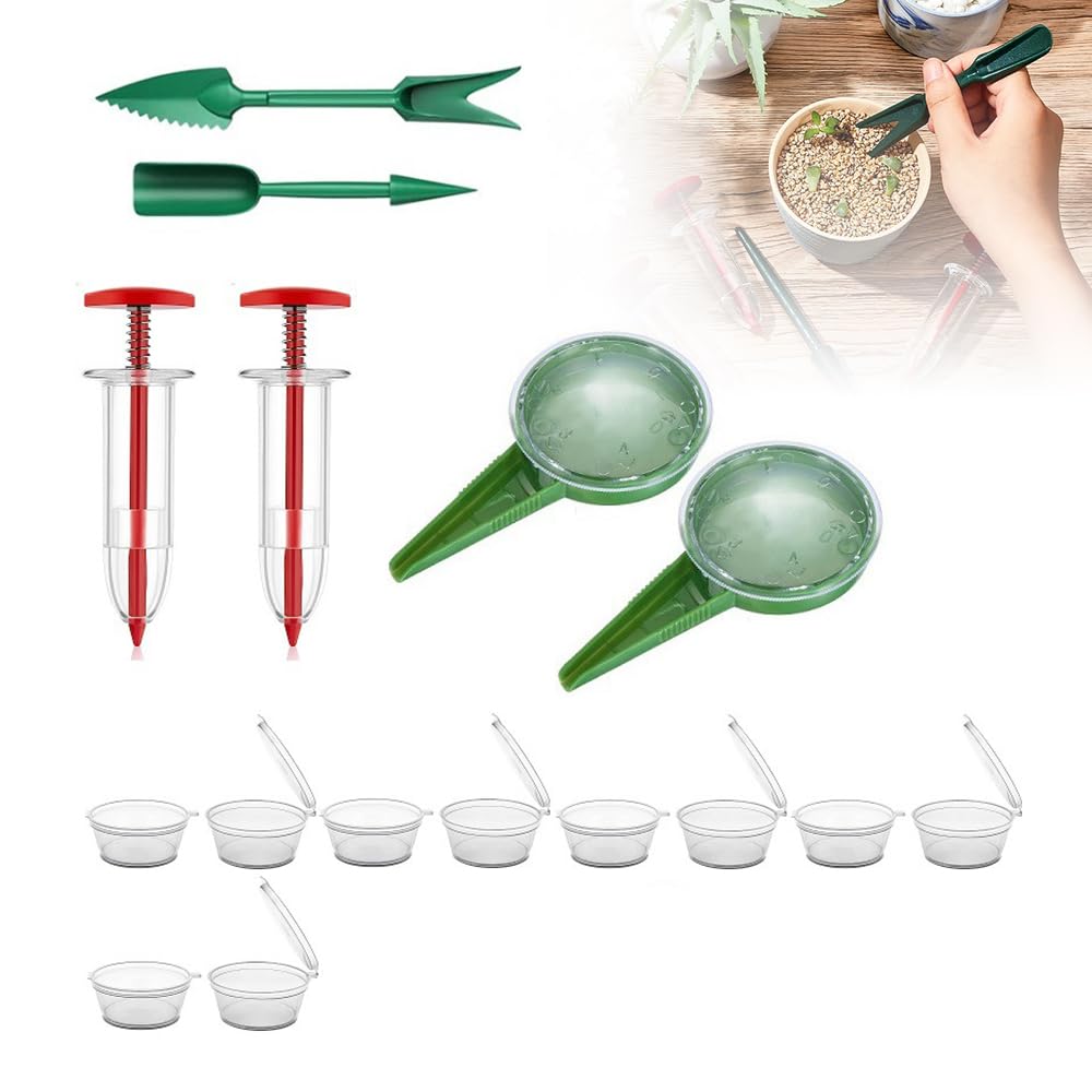 Amazon.com : Mini Seed Spreader Set, Seed Planter Mini Sowing Seed ...