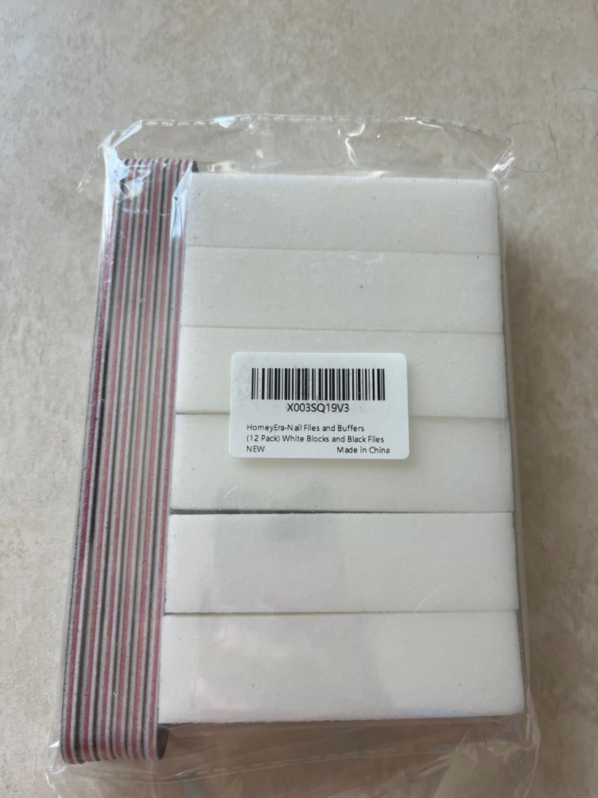 Amazon.com : Nail File and Buffer (12 Pack), Nail Buffer Block Nail ...