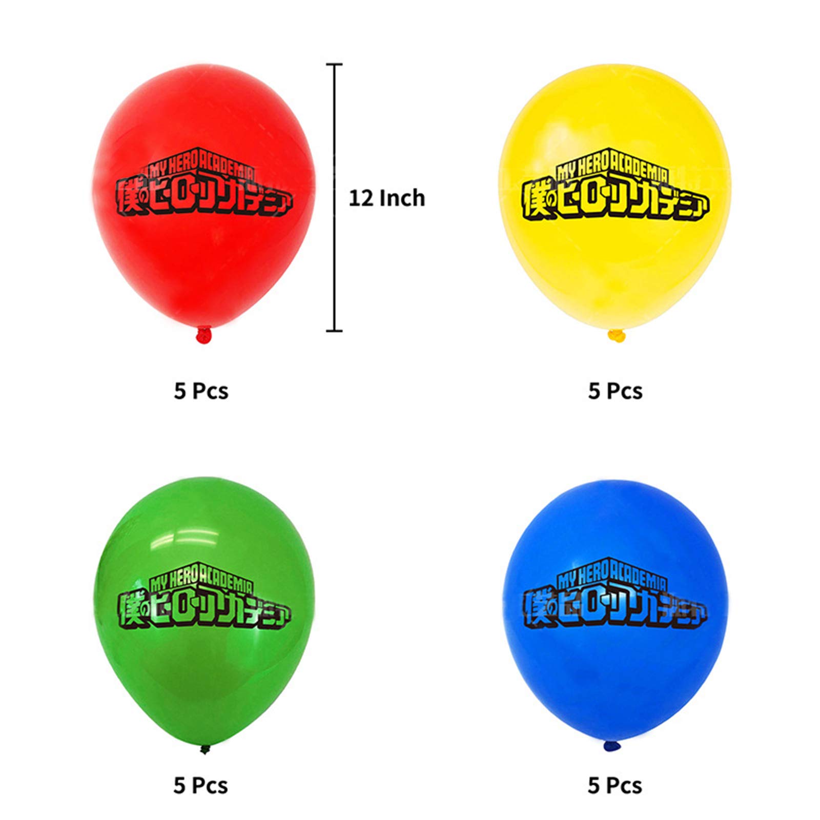 Snapklik.com : MHA Birthday Party Supplies, Including 1 Birthday Banner ...