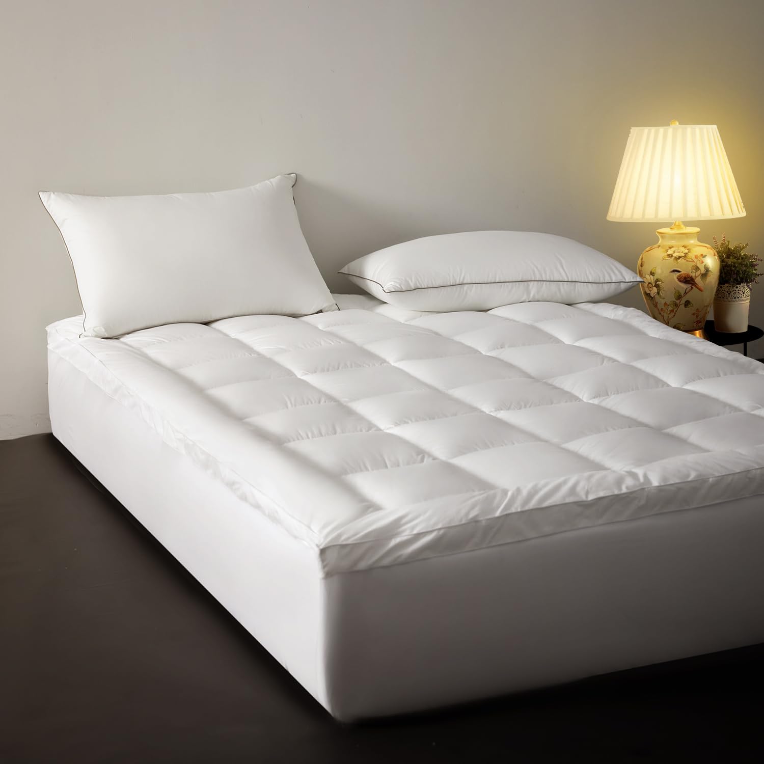 Amazon.com: Royoliving Queen Size Mattress Topper Extra Thick Mattress ...