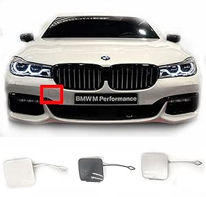 Amazon.com: Trimla Front Tow Cover for 15-18 BMW 7 Series M Aerodynamics G11 G12 Fit 730i 730d ...