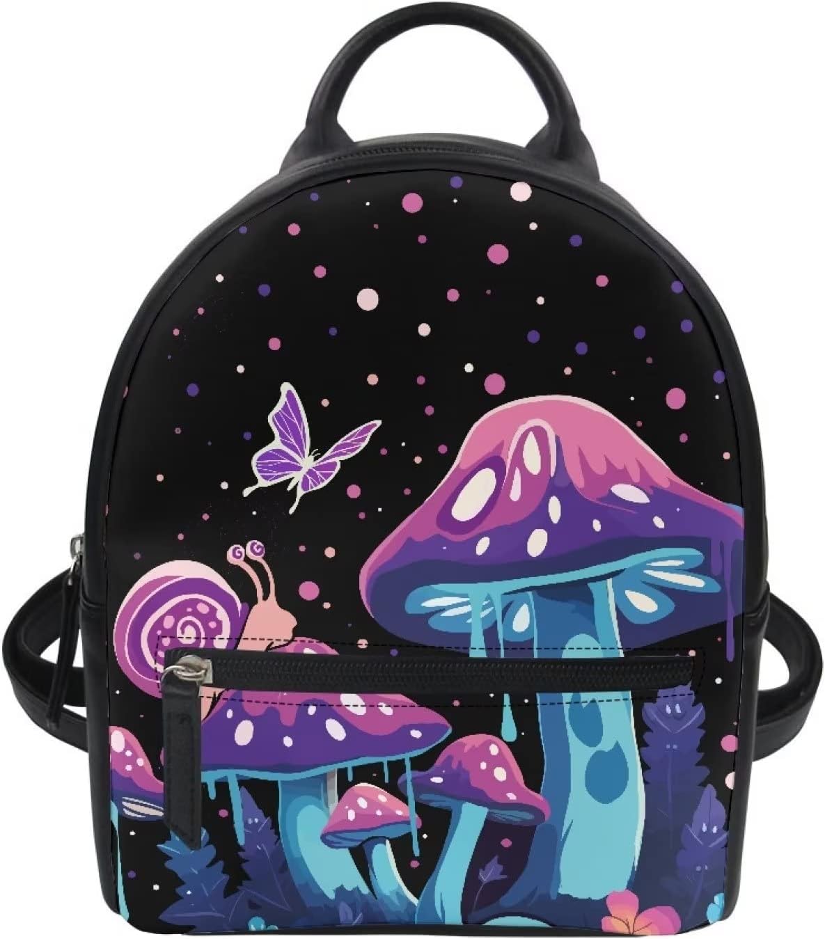 Amazon.com | Showudesigns Butterfly Mushroom Backpack for Women Mini ...