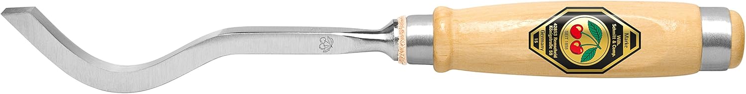 Kirschen 1351006 Swan Neck Mortise Chisel with Horn Beam Handle, Beige ...