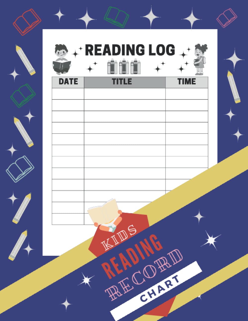Amazon.com: Kids Reading Record Chart: A Simple Reading Log for Kids ...