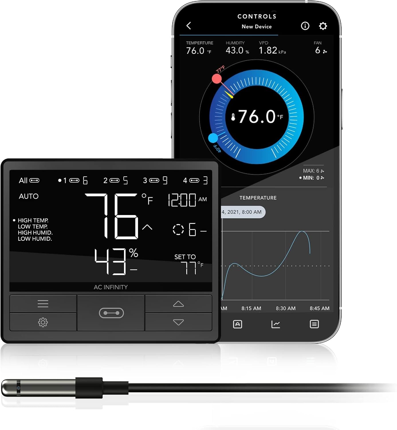 Amazon.com: AC Infinity Controller 67, Smart Bluetooth Fan Controller ...