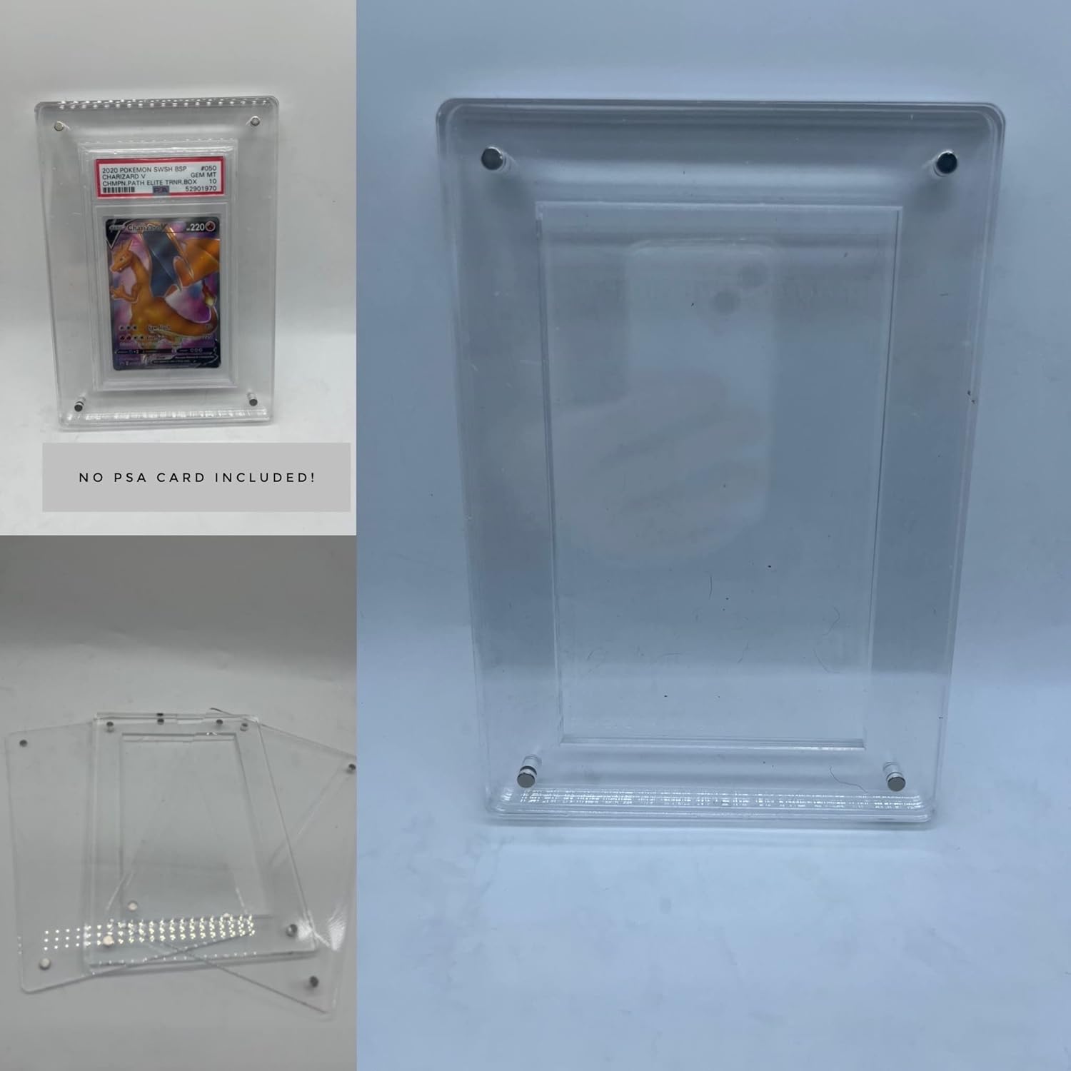 Amazon.com: Acrylic Cases for Most Booster Packs and PSA (Acrylic PSA ...