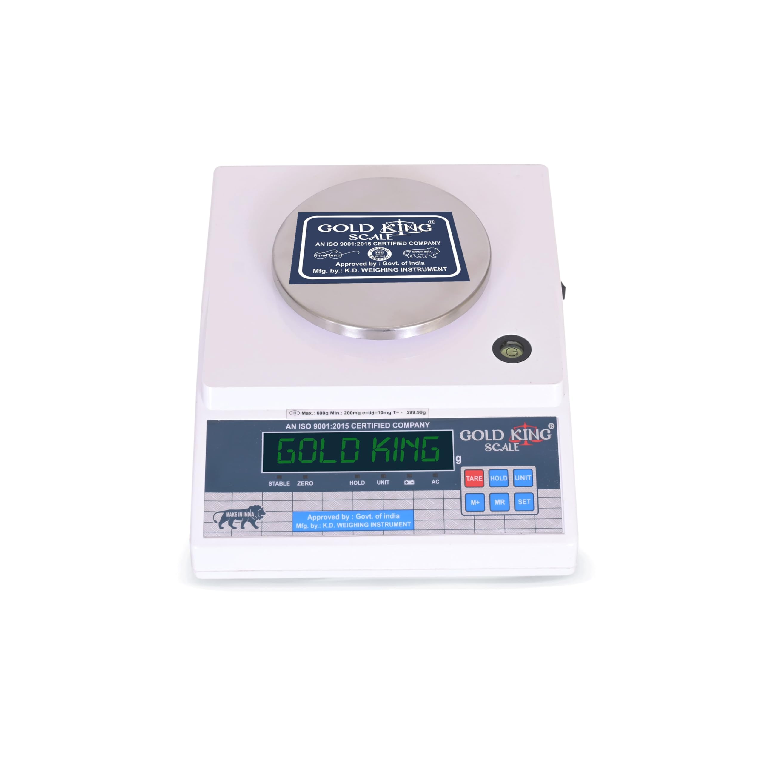 GOLD KING SCALE Lab Scale Digital Analytical Balance - Precision ...