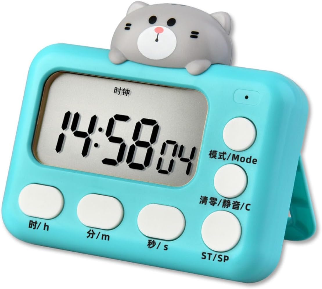 Amazon.com: Desk Magnetic Countdown Timer Cartoon Animal Digital Kitchen Timer For Cooking Study ...