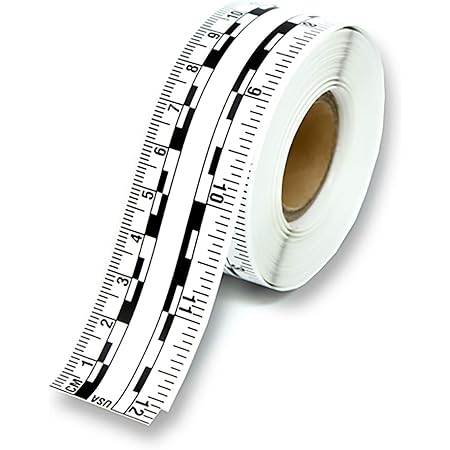 Amazon.com: Ruler – Adhesive Backed Decal on a Roll – Fractional/Metric ...