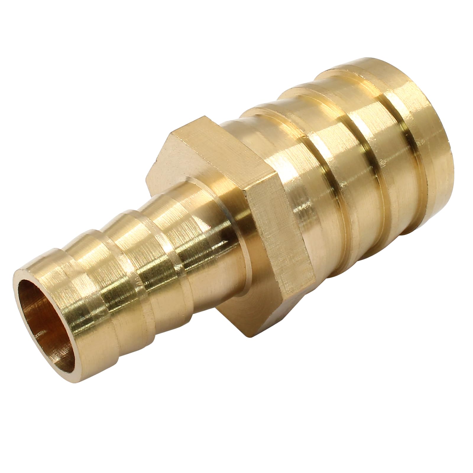 Snapklik.com : Kmitmuk Brass Hose Barb Reducer, 1" To 5/8" OD Barb ...