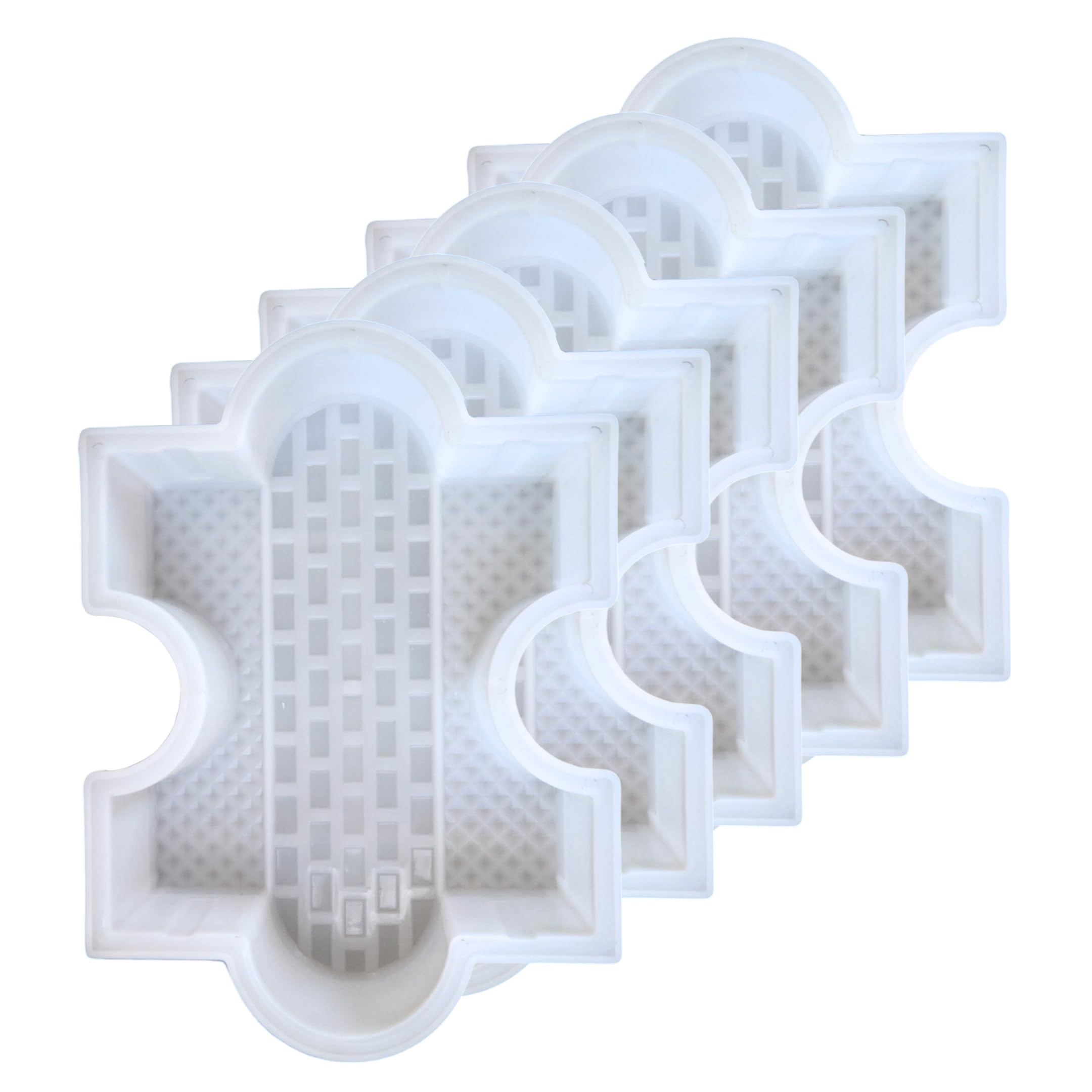 Reyal Plastic New BROOK Paver Block mould(60mm) Brick Design ...