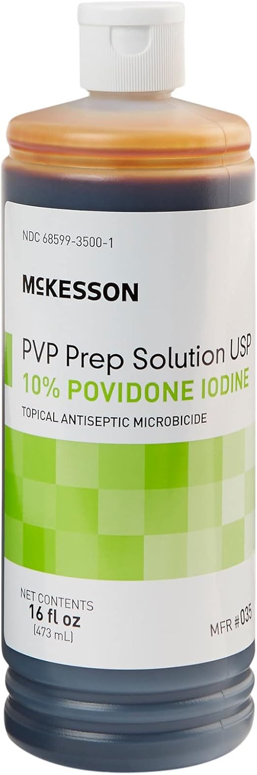 Amazon.com: McKesson PVP Prep Solution USP, 10% Povidone-Iodine, 16 oz ...