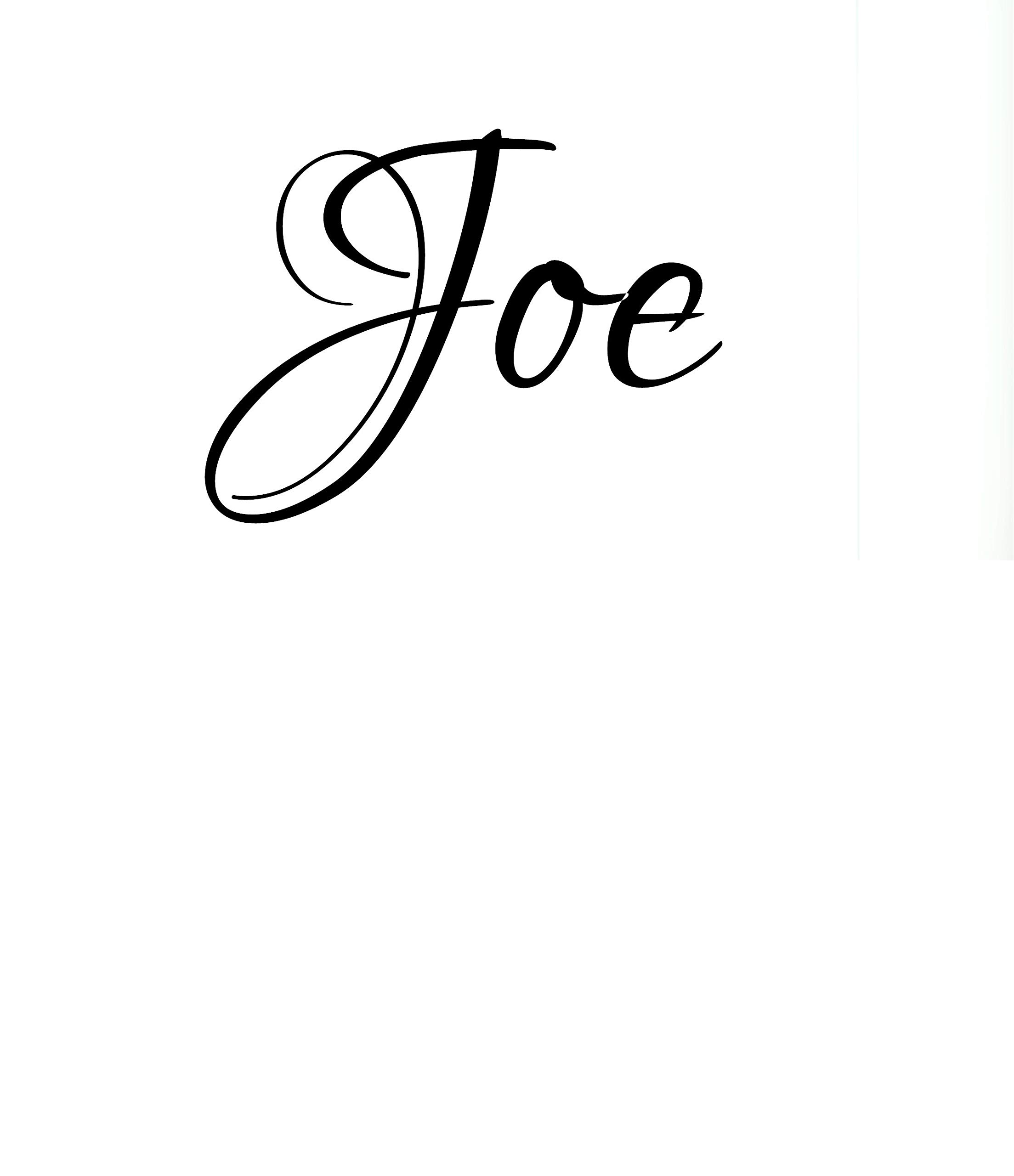 The Name Joe Tattoo
