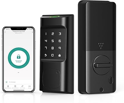 IRONZON Smart Deadbolt Lock, Keyless Entry Door Lock, 5 in 1 Smart Door ...