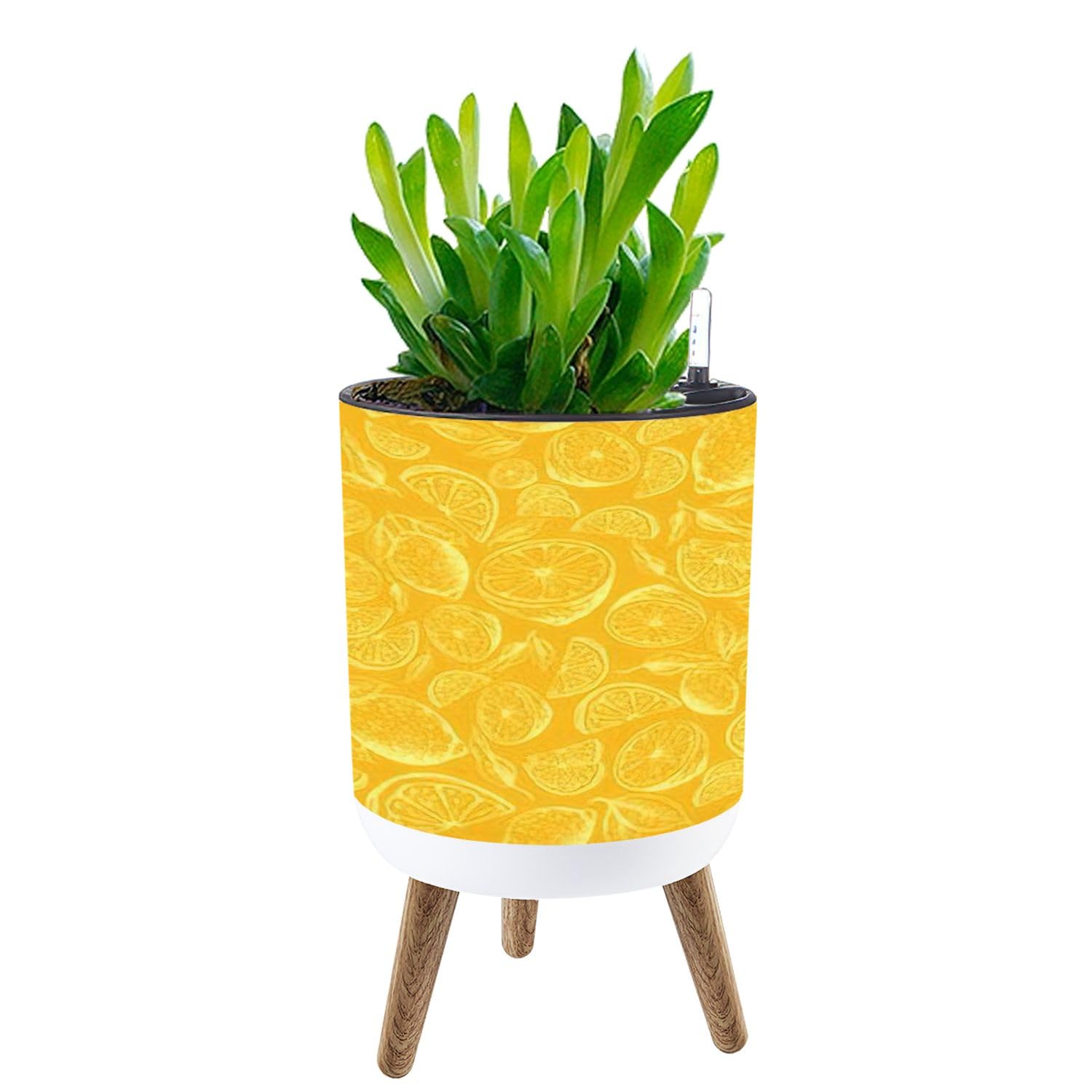 Amazon.com : Planter with Stand lemon pattern lemonade pattern whole ...