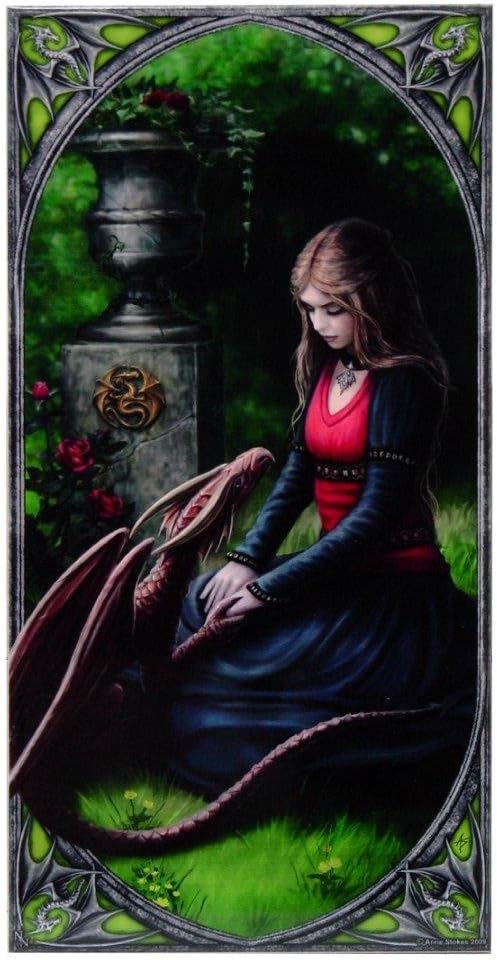 Amazon.com: ACK ANN Stokes Secret Garden Art Tile 4"x8" 99020 : Tools ...